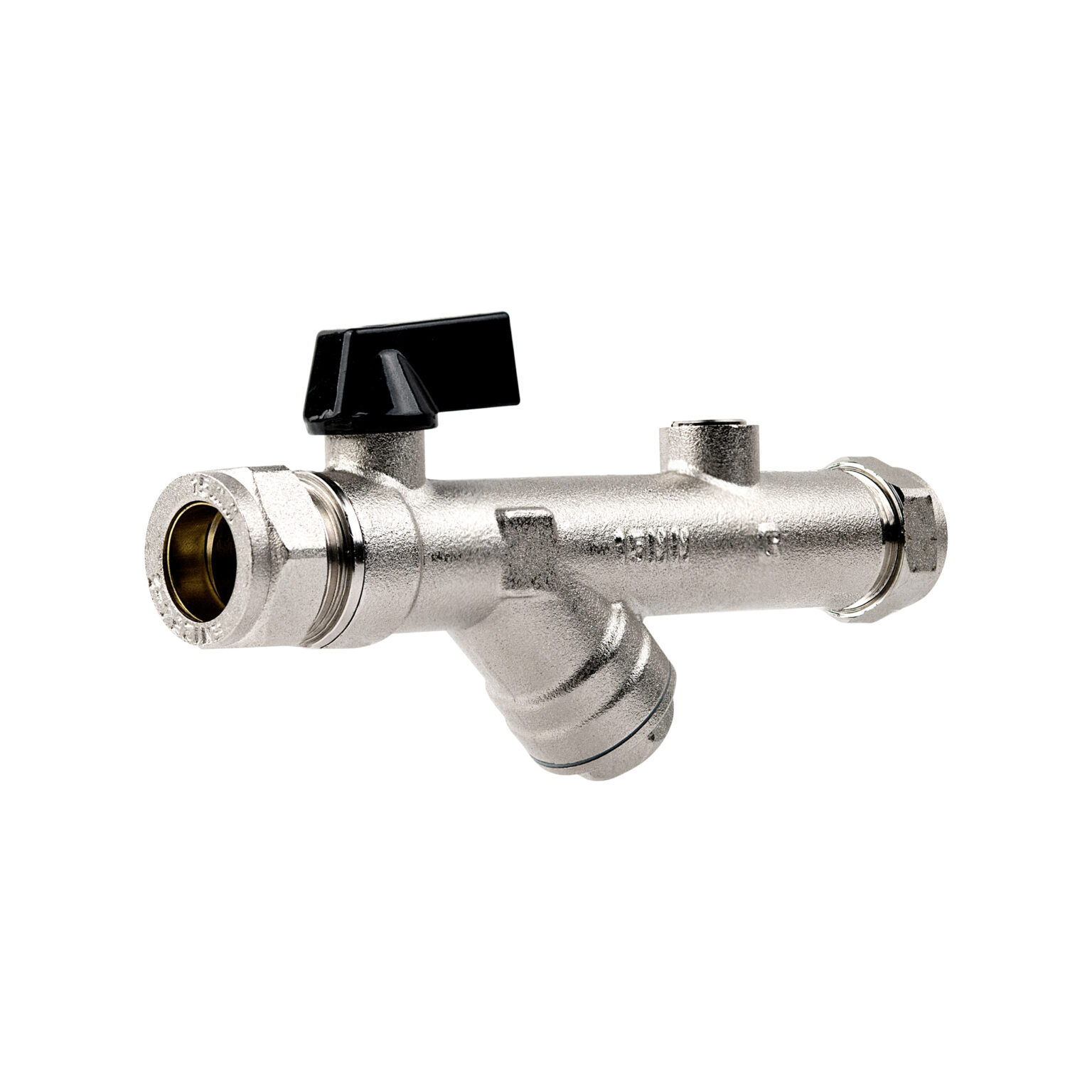 Double Check Valve With In-Line Strainer And Isolation 15mm - Intatec