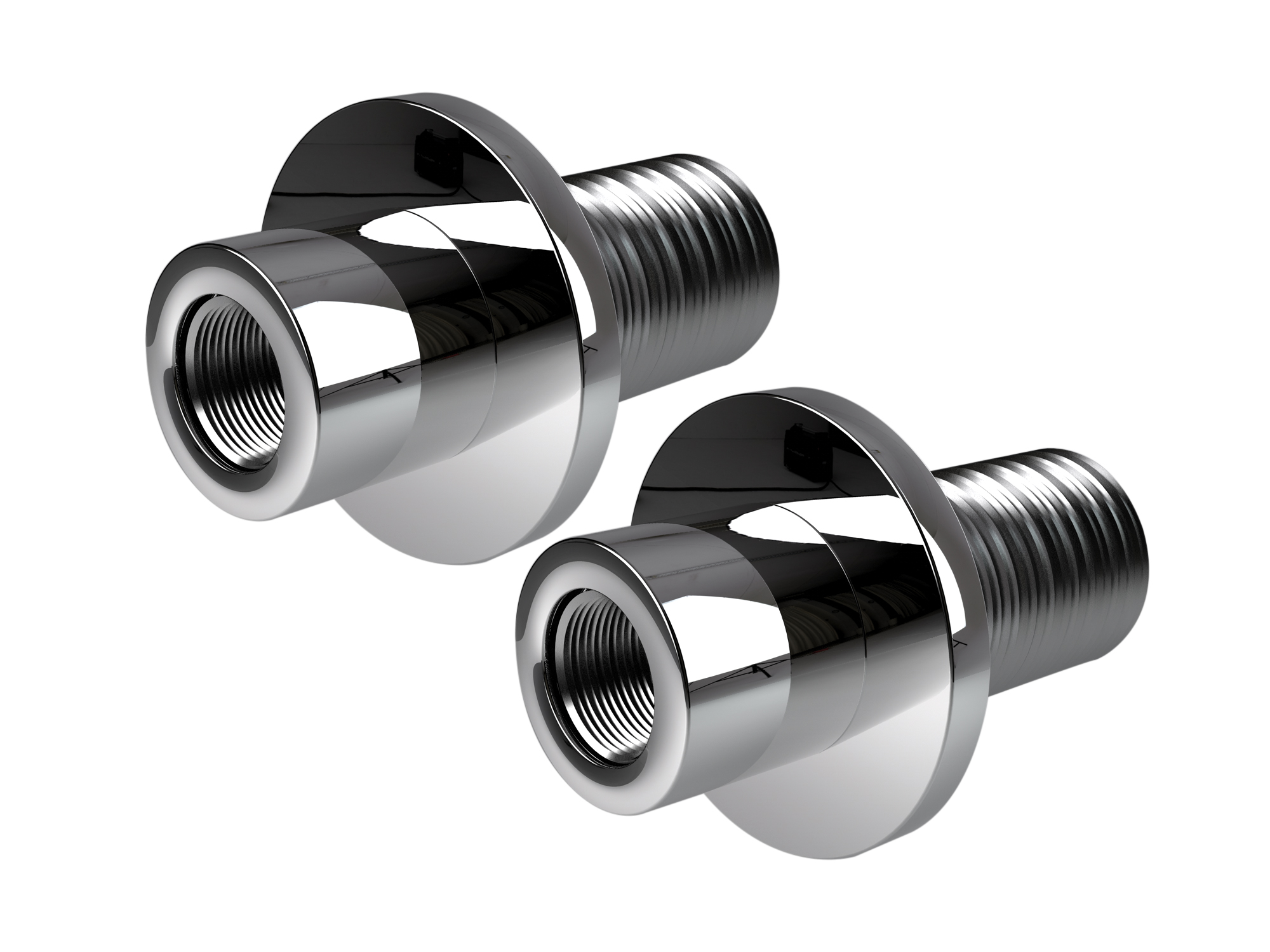 Non-Concussive Bib Tap Wall Connector (Pairs) - Intatec