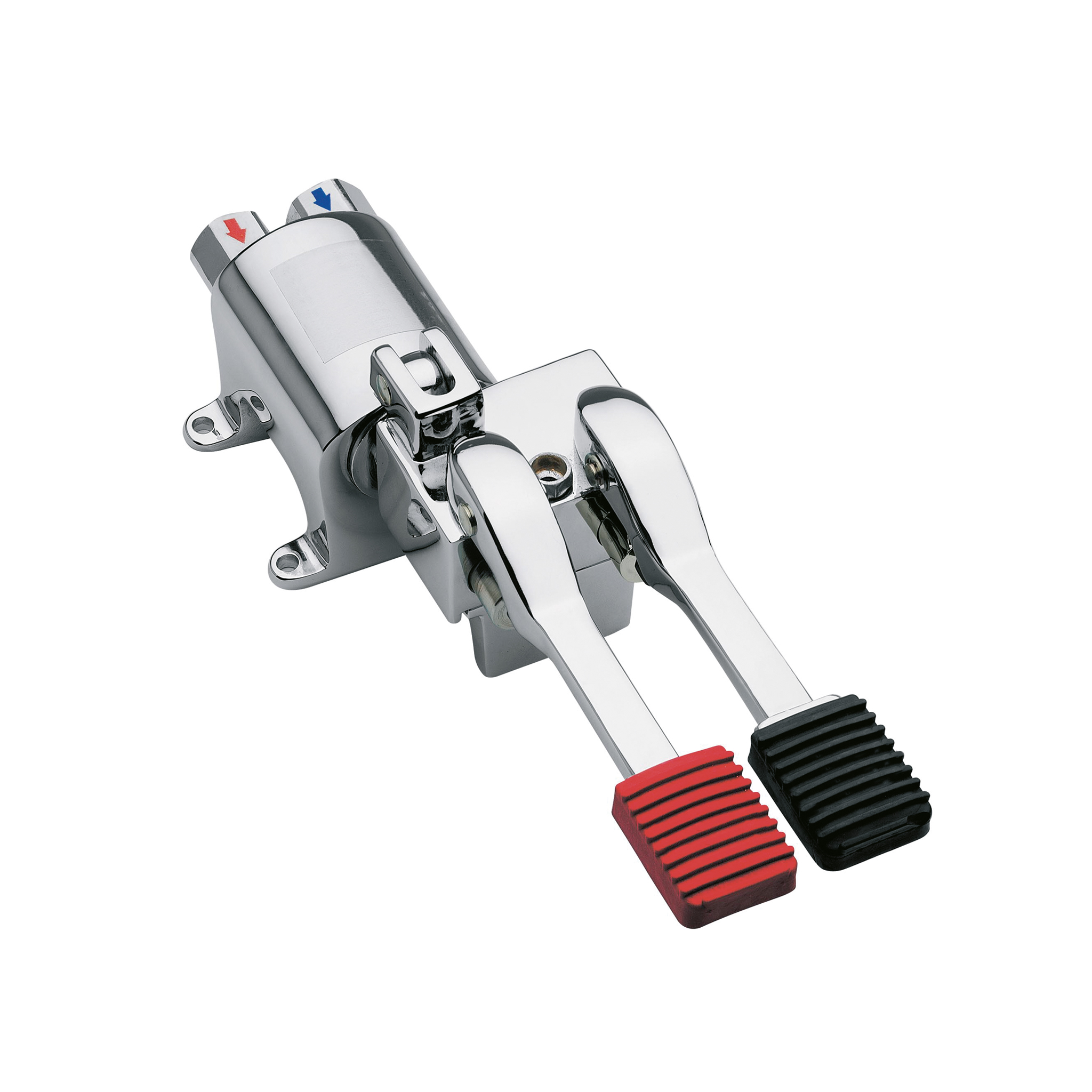 Intajet Foot Operated Floor-Mounted Mixing Valve With Stop for ...