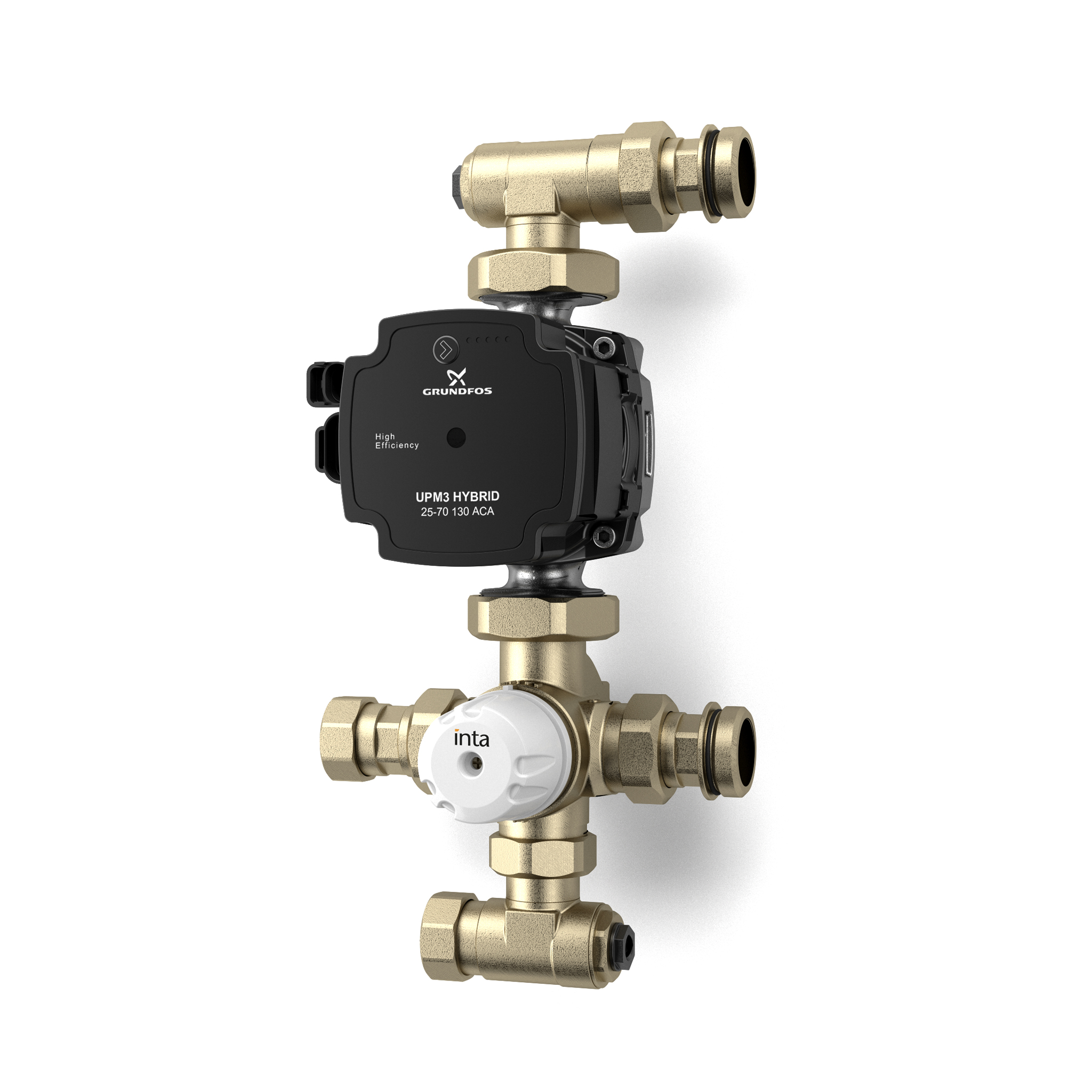 Underfloor Heating Manifold Pump Mixer Set - Intatec